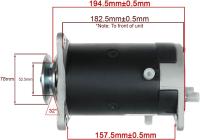 China Auto Parts New Starter Generator Compatible With EZ GO Golf Cart GXI875 GXT Medalist MG2 TXT 1980-2008 114014010 OEM 12V for sale