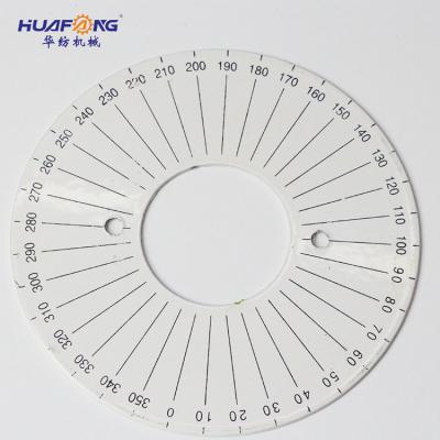China Ribbon Loom Knitting Machine Accessories Dial High Precision for sale