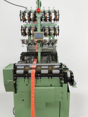 China Automatic High-Efficiency Shuttleless Needle Loom for Narrow Elastic Tape Production for sale