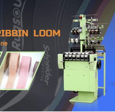 China Electronic Auto Weaving Machine Needle Jacquard Loom New Elastic Rubber Making Machine Band for Sale for sale