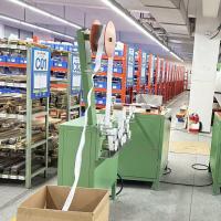 China Auxiliary Webbing Post‑Treatment Equipment, Auto Laying & Packaging With Oil‑Free Bakelite Guide Slide for sale