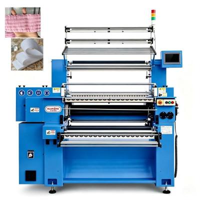 China Intelligent High Speed Flat Crochet Machine with Electronic Weft Density Control for Webbing Prod for sale