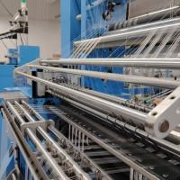 China Fancy Crochet Machine 600mm 8 Weft Bars Yarn Break Auto-Stop For Webbing for sale