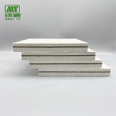 China Eco friendly Soundproof MGO Rock Wool Partition Wall Panel For Hospital Classroom Sound Insulation for sale