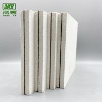 China Eco friendly Soundproof MGO Rock Wool Partition Wall Panel For Hospital Classroom Sound Insulation for sale