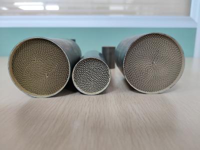 China Three Way Motorcycle Exhaust Catalytic Converter Pt Pd Rh for sale