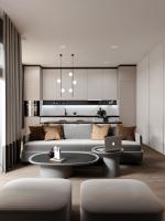 China Custom EB Board Kitchen Cabinets White Black Modern Design 20-40 Day Lead Time Premium Materials for sale