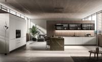 China Custom PET Kitchen Cabinets with Wood Veneer Finish - 20-40 Day Lead Time, Scratch & Stain Resistant for sale