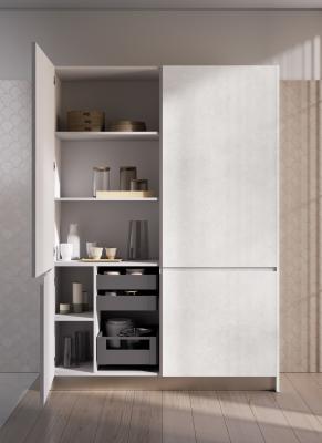 China Custom L-Shaped Minimalist Kitchen Cabinets with Wood Veneer - 20-40 Day Lead Time, Professional Installation for sale