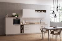 China Custom EB Board Kitchen Cabinet System - White Built-in Cabinets with 20-40 Day Production Time for sale