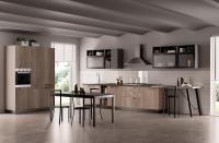 China Custom Modern Wood Veneer Kitchen Cabinet Set - 20-40 Day Installation Timeline with Custom Design Solutions for sale