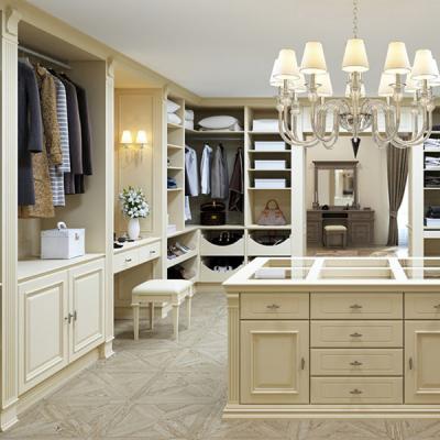 China luxury design wooden modern bedroom wardrobe for sale