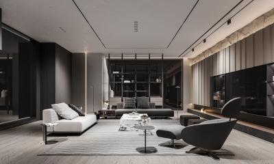 China Custom Wood Veneer TV Cabinet with Black Storage & Display Shelf - 20-40 Day Lead Time, Multiple Size Options for sale