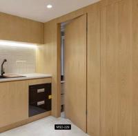 China Frameless Custom Hidden Door Minimalist Solid Wood Interior Door with 20-40 Day Lead Time and Custom Sizing Options for sale
