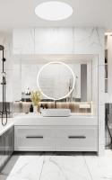 China Custom Modern White Bathroom Vanity with Storage Cabinet - 20-40 Day Lead Time, Custom Sizes Available for sale