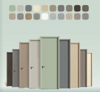 China Custom Solid Wood Interior Door - Modern Minimalist Design with Multiple Color Options - 20-40 Day Lead Time for sale