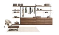China Modern Customized Open Wardrobe Fitted Bedroom Closet No Door for sale