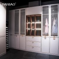 China Custom Cream French Style Wardrobe with Pull-Out Mirror and Blum Hardware - 20-40 Day Lead Time for sale