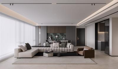 China Custom Grey Black Wood Grain Whole House Interior Design Service with 20-40 Day Lead Time for sale