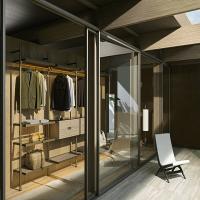 China Custom Wooden Bedroom Closet Design Furniture Set Modern Wardrobe 1800mm Width for sale