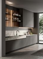 China Customized Eco Friendly Kitchen Cabinets Durable MDF 18mm for Modern Home for sale