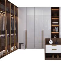China Custom Solid Wood Wardrobe Bedroom Furniture Set Large Storage Closet for Hotel Home for sale
