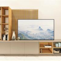 China Custom Modern TV Stand Cabinet with 20-40 Day Production Time and Solid Wood Construction for sale