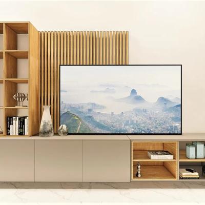 China Custom Modern TV Stand Cabinet with 20-40 Day Production Time and Solid Wood Construction for sale