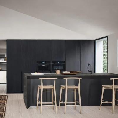 China Modern Minimalist Melamine Kitchen Cabinet with Sink 1200mm Custom Home Furniture for sale