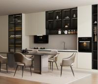 China Custom EB Board Modern Kitchen Cabinet - Modular Design with 18mm Thickness and Multiple Color Options for Home Furniture for sale