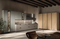 China RTA Light Luxury Kitchen Cabinet Furniture 18mm Plywood Solid Wood Door for Household for sale