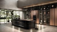 China Modern Custom High Gloss Lacquer Luxury Modern Kitchen Cabinets For Household for sale