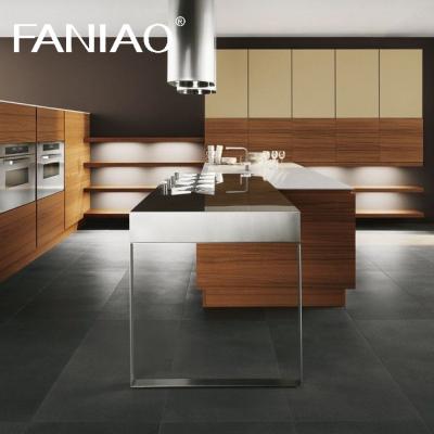 China 18mm Modular Kitchen Cabinet System with Stainless Steel & Wood Components - Custom Luxury Design for sale