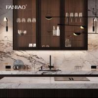 China Classic Wood Kitchen Cabinets offering classic design and robust construction to support kitchen organization and long-lasting for sale