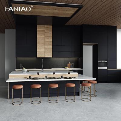 China Kitchen Wood Melamine Kitchen Cabinet with DTC Hardware for sale