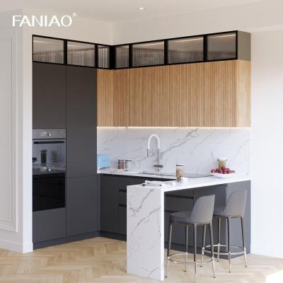 China China Manufacturer Direct Melamine Kitchen Cabinet 18mm E1 Grade for Apartments Hotels for sale