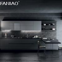 China Manufacturer High Quality Kitchen Cabinets L-shape Melamine Kitchen Cabinet for sale