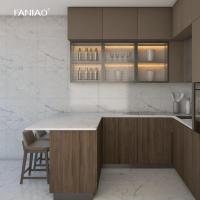 China 18mm Melamine Compact Kitchen Cabinet for Hotels & Small Spaces - Custom Mini Kitchenette with Integrated Appliances for sale