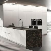 China Custom Smart White Wall Kitchen Cabinet with LED Lighting and Motion Sensor 18mm Plywood for sale