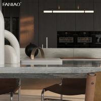 China Stainless Steel I Shaped Kitchen Cabinets with Wood Grain Finish Customizable 18mm Plywood for sale