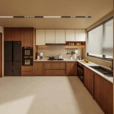 China Antique Style Solid Wood Kitchen Cabinet Set with 18mm Frame & Granite Countertop - Complete Custom Package for sale