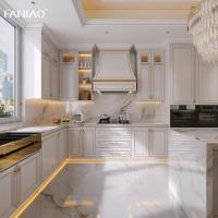 China Modern Wall Hanging Solid Wood Kitchen Cabinet European Style 18mm Plywood for sale