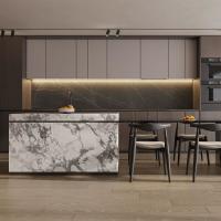 China Solid Wood Kitchen Cabinets Modern Model Kitchen Furniture Kitchen Cabinet Set for sale