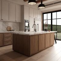 China Custom Kitchen Cabinets Wholesale Wall Mounted Kitchen Cabinet Built In Modular Kitchen Cabinets For Villa for sale