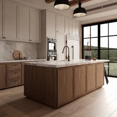 China Custom Kitchen Cabinets Wholesale Wall Mounted Kitchen Cabinet Built In Modular Kitchen Cabinets For Villa for sale