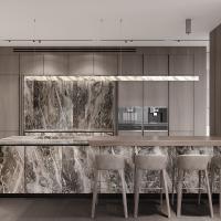 China White Painted Solid Wood Kitchen Cabinet Set for Apartment with Soft Close Hinges for sale