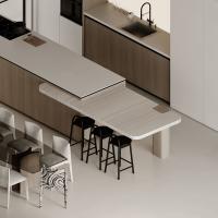 China White Painted Solid Wood Kitchen Cabinet Set for Apartment with Soft Close Hinges for sale