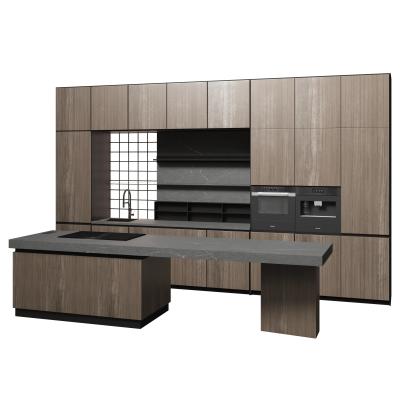 China Factory Direct High Gloss Melamine Kitchen Cabinets 16mm MDF Modern Lacquer Cupboard for sale