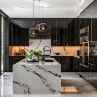 China Luxury Solid Wood Kitchen Island with Stainless Steel Countertop 120cm Plywood Sink Base for Apartments for sale