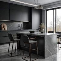 China Modern European Complete Kitchen Set Smart Wood MDF Matt Lacquer Finish with Faucet 120cm Sink Cabinet for sale